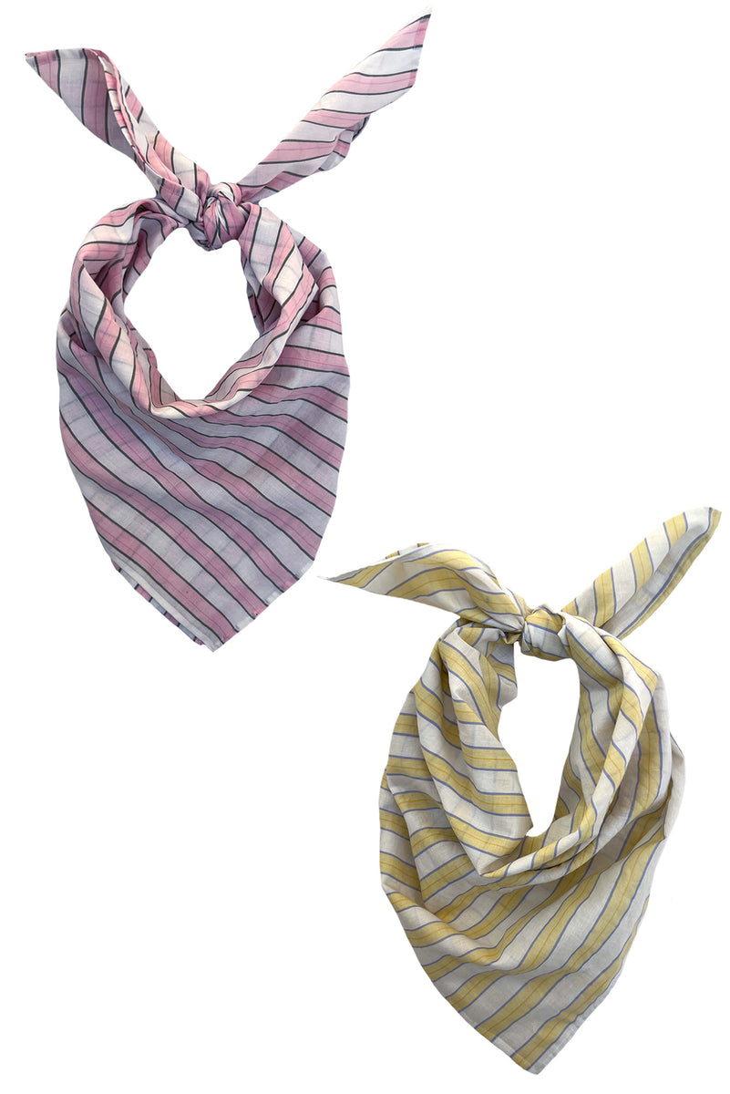 Striped Bandana (Set of 2) – The PDKF Store